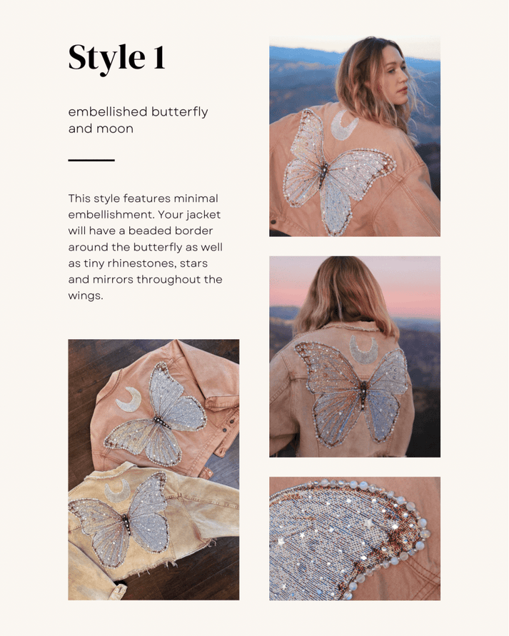 Moonbeam Butterfly Jacket - Made to Order – Wild & Free Jewelry